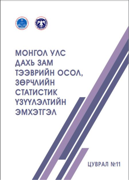 МОНГОЛ УЛС ДАХЬ ЗАМ ТЭЭВРИЙН ОСОЛ ЗӨРЧЛИЙН СТАТИСТИК ҮЗҮҮЛЭЛТИЙН
