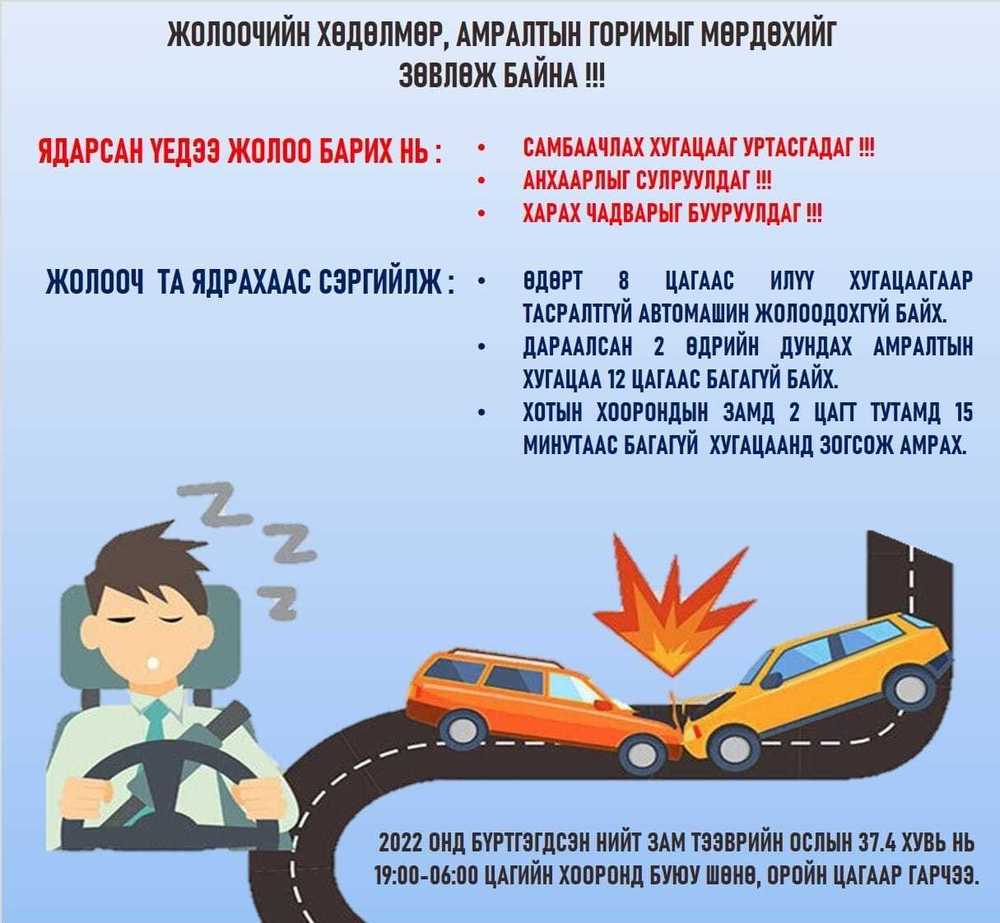 Зам тээврийн сайдын 2015 оны 339 дугаартай тушаалаар баталсан Жолоочийн хөдөлмөр амралтын