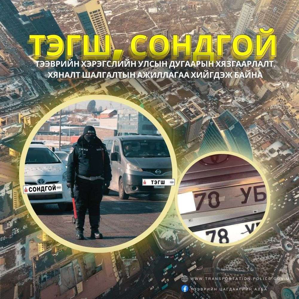 ТЭЭВРИЙН ХЭРЭГСЛИЙН УЛСЫН ДУГААРЫН ХЯЗГААРЛАЛТ ХЯНАЛТ ШАЛГАЛТЫН